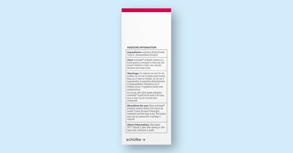 octenisept® antiseptic wound spray | Schulke Asia